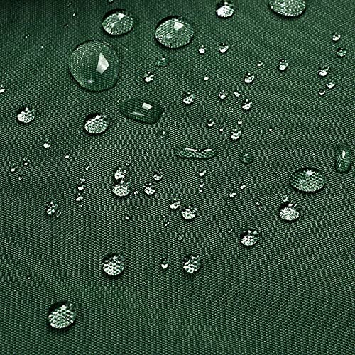 Gazechimp Garden Cover, 3 Seat Swing Canopies Top Awning Cover Patio Swing Hammock Replacement Cover, Green 195x125x15cm