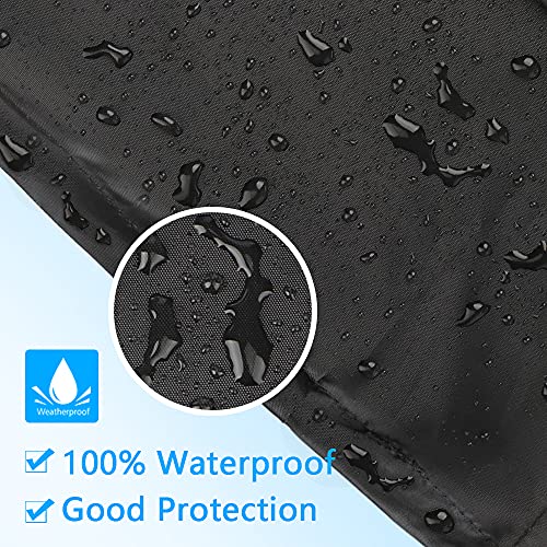 iCOVER Patio Furniture Cover, 76"x76" Square/Round Patio Table Cover, Easy On/Off, Waterproof Dustproof Cover for Outdoor Dining Table Set, Sectional Sofa Set