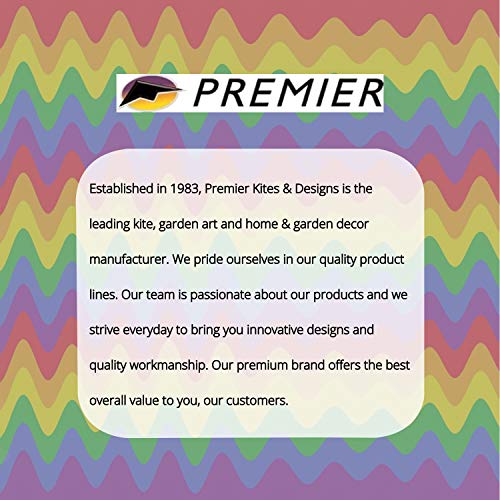 Premier Kites Hot Air Balloon Wind Spinner | 26 inch 10 Panel Hanging Spinning Balloon Decoration | Quality Large Wind Spinner for Yard and Garden | Patriotic Balloon