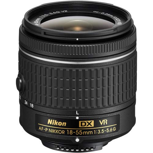 Nikon D3500 24.2MP DSLR Digital Camera with 18-55mm and 70-300mm Lenses (1588) Deluxe Bundle -Includes- Sandisk 64GB SD Card + Large Camera Bag + Filter Kit + Spare Battery + Telephoto Lens