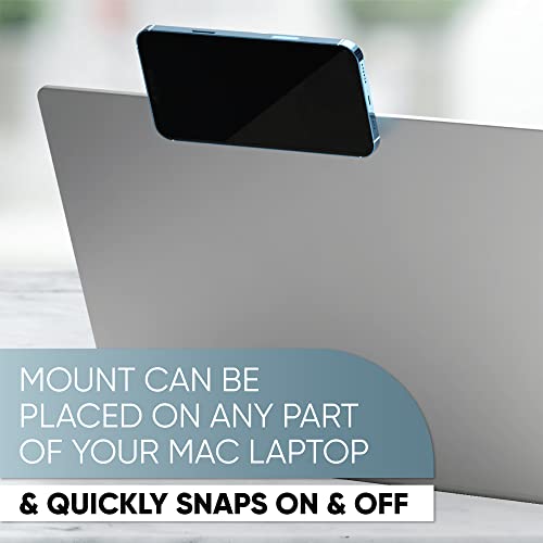 Capstone Continuity Camera Mount for MacBook Laptops | Works with iPhone 12, 13 & 14 Using iOS 16 | for Mac OS Ventura or Later