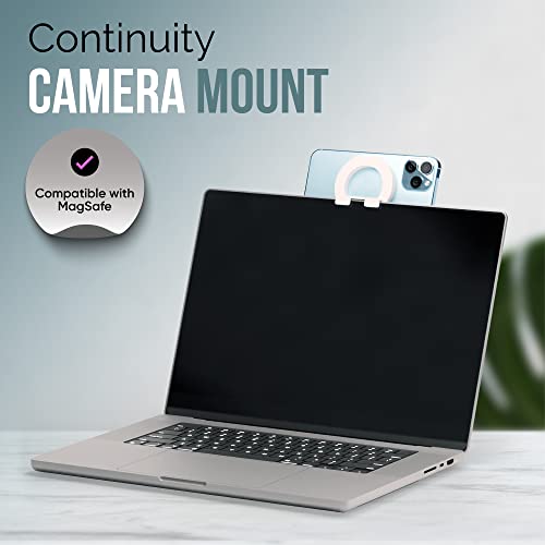 Capstone Continuity Camera Mount for MacBook Laptops | Works with iPhone 12, 13 & 14 Using iOS 16 | for Mac OS Ventura or Later