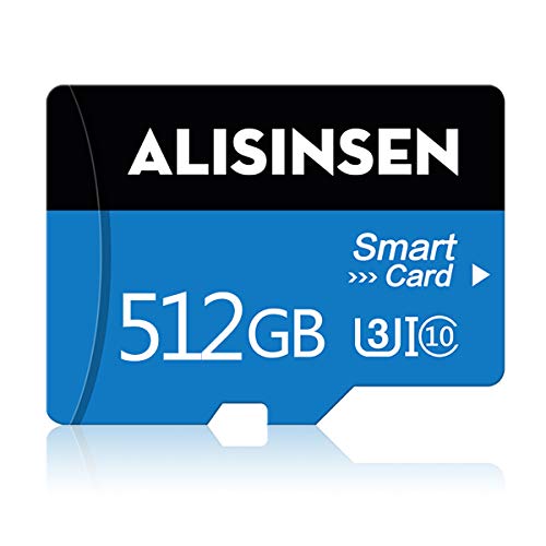 Micro SD Card 512GB with SD Card Adapter for Phone, TF Card for Camera Computer Micro SD Memory Card 512GB for TV,Game Console, Dash Cam