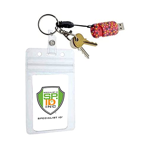 Specialist ID 5 Pack - Quick Release Detachable Loop String Connector - Buckle Snap Adapter to Lanyard or Straps for USB Flash Drive, Cell Phone, Small Camera and More