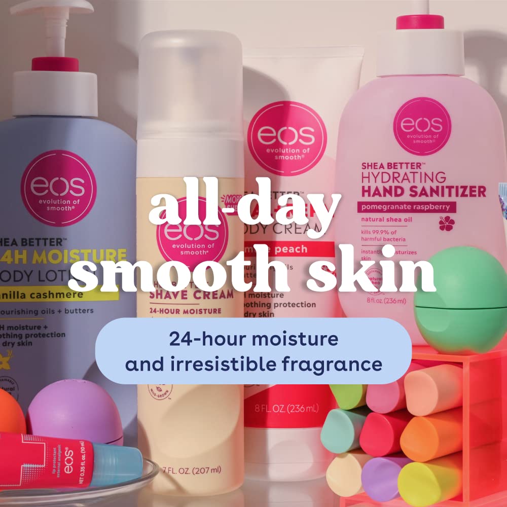 eos Shea Better Hand Cream - Coconut, Natural Shea Butter Hand Lotion and Skin Care, 24 Hour Hydration with Shea Butter & Oil, 2.5 oz, Packaging May Vary