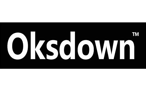 Oksdown 4 Pack Clear Rubber Door Stopper Wedge Sturdy Door Stop Stackable Anti Slip Heavy Duty Silicone Transparent Doorstop for Floor Patio