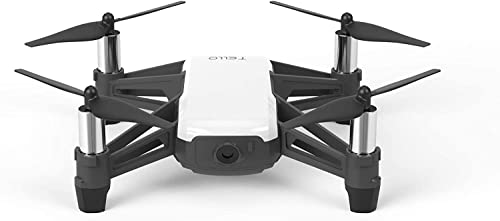 Ryze Tech Tello - Mini Drone Quadcopter UAV for Kids Beginners 5MP Camera HD720 Video 13min Flight Time Education Scratch Programming Toy Selfies, powered by DJI, White