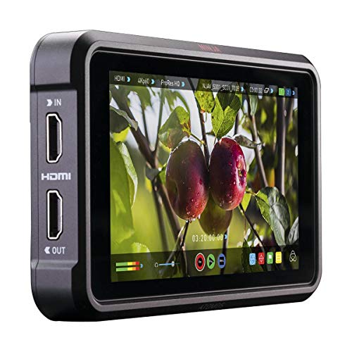 Atomos Ninja V 5" Touchscreen Recording Monitor, 1980x1080, 4K HDMI Input - Bundle 5" Accessory Kit for Shinobi, Shinobi SDI and Ninja V Monitors, Microfiber Cloth