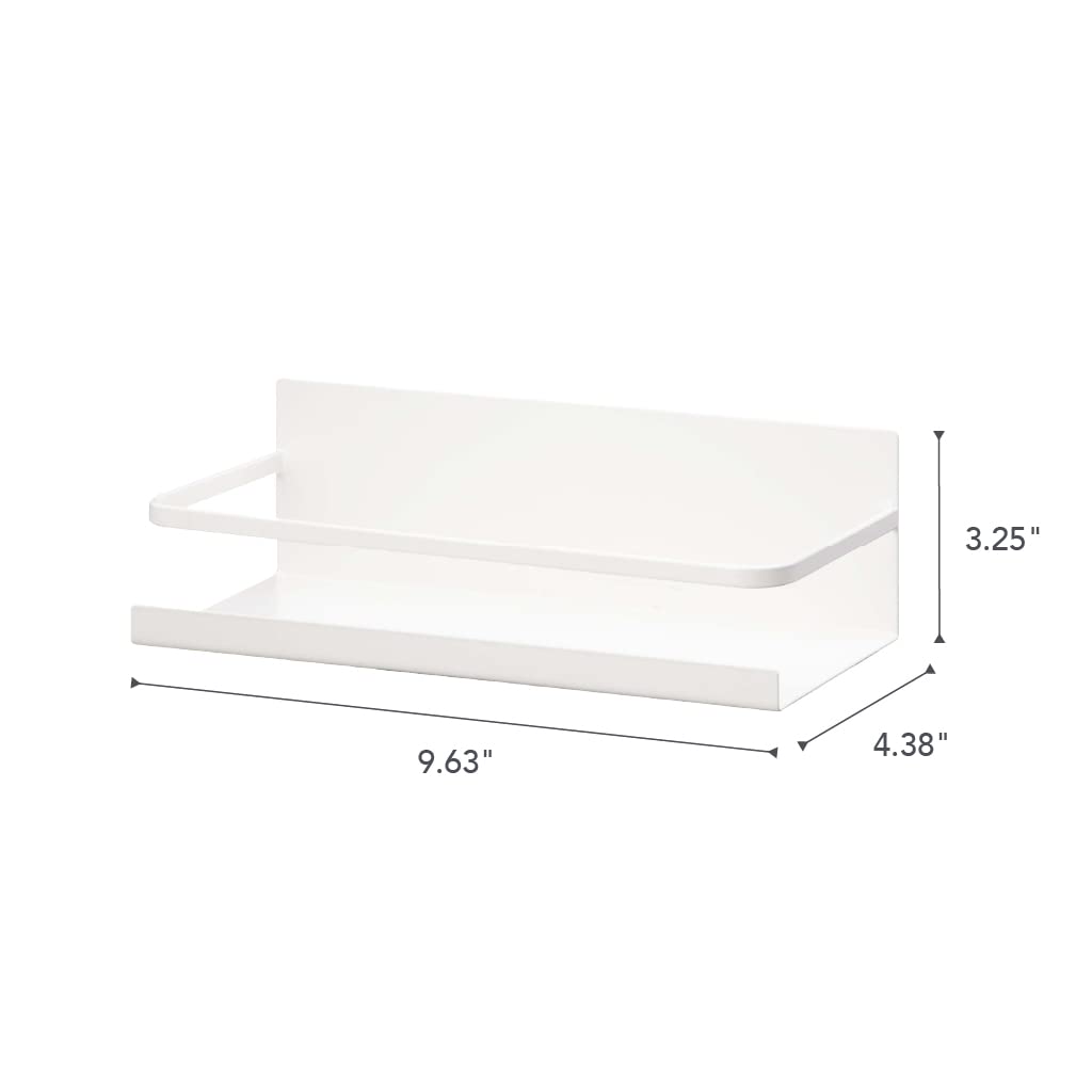 YAMAZAKI Storage Caddy Home Magnetic Steel | Spice Rack, One Size, White
