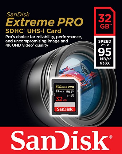 SanDisk Extreme Pro 32GB SDHC UHS-I Card (SDSDXXG-032G-GN4IN)