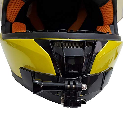 QKOO Motorcycle Helmet Chin Mount Kit for GoPro Hero 11, 10, 9, 8, 7, 6, 5, 4, Session, 3+, 3, 2, 1, Hero (2018), DJI Osmo Action, AKASO, SJCAM, Action Cameras