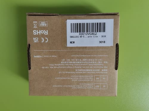 SmallRig NP-F Battery Adapter Plate Lite for Sony NP-F Battery, w/ 12V/7.4V Output Port, LED Low Battery Indicator - 3018