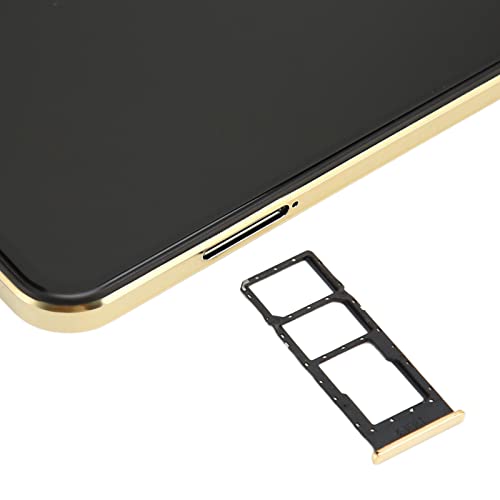 Tangxi 6.5Inch Cell Phone, Quad Core 4G Network WiFi 4GB RAM 64GB ROM 5000mAh Smartphone US Plug 100‑240V (Gold)