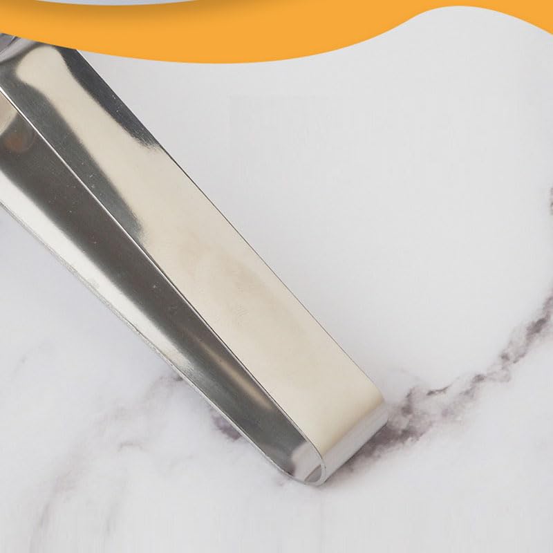 Ousyaah 4 Piece Tea Bag Squeezer, Stainless Steel Round Tea Bag Squeezer Tongs, Tea Filter Coffee Bag Clamp Tea Strainer Grip Holder Lemon Slice Clip, Mini Ice Tongs Sugar Tongs Tea Bag Spoon