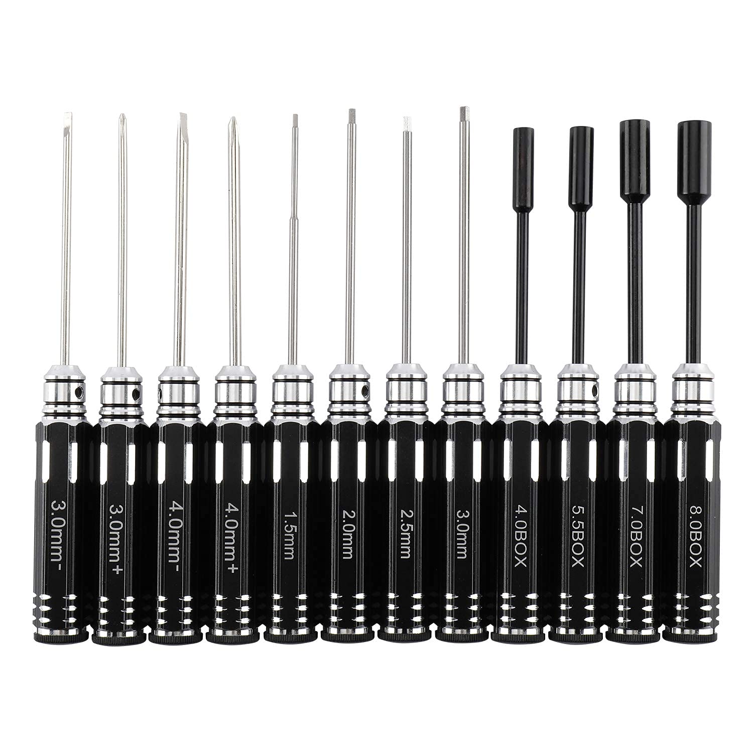 HYDDNice 18 in 1 RC Tools Kit for RC Car Boat Quadcopter Helicopter Multirotors Models