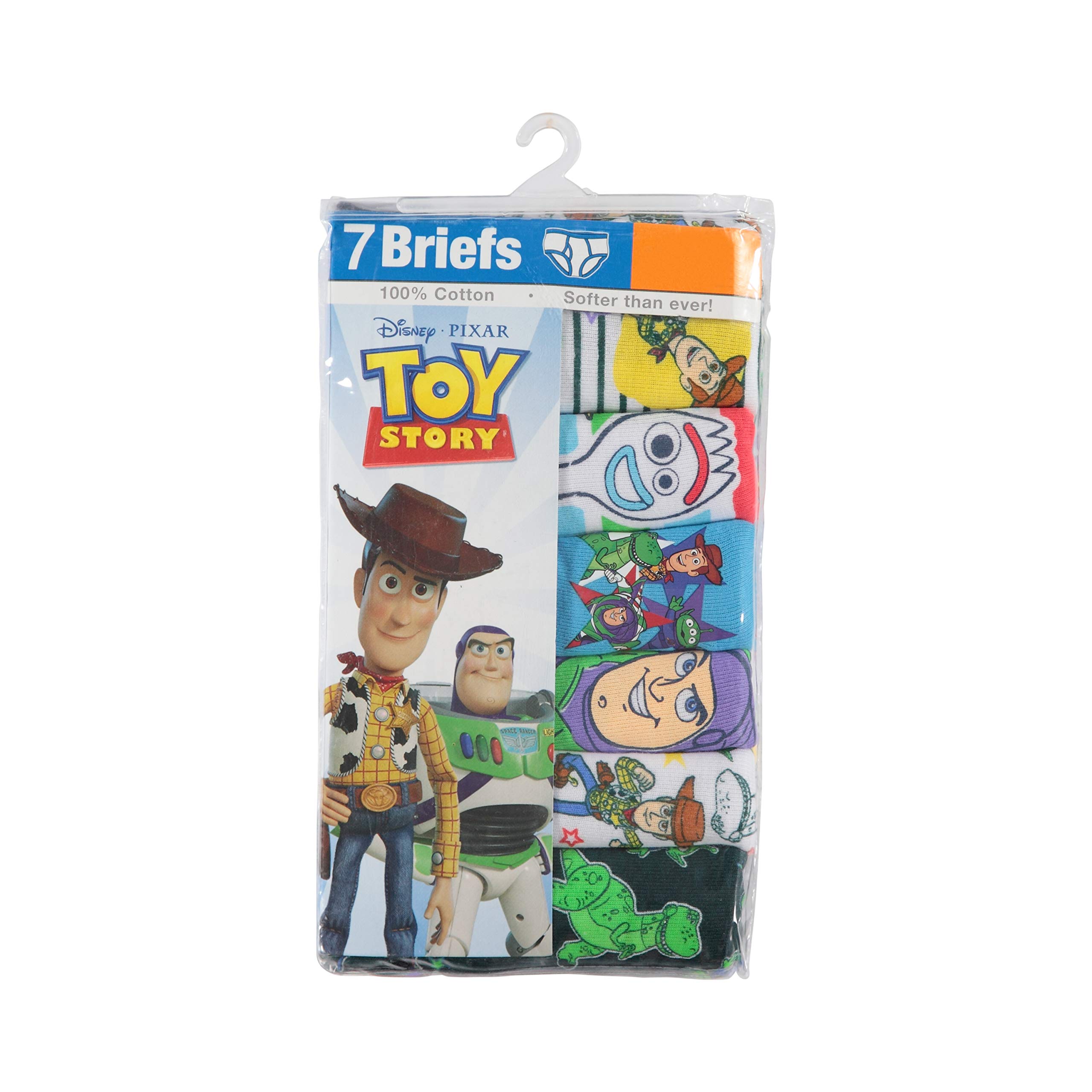Toy Story Boy's Brief Multipack UNDERWEAR, Toy 7pack, 2-3T US