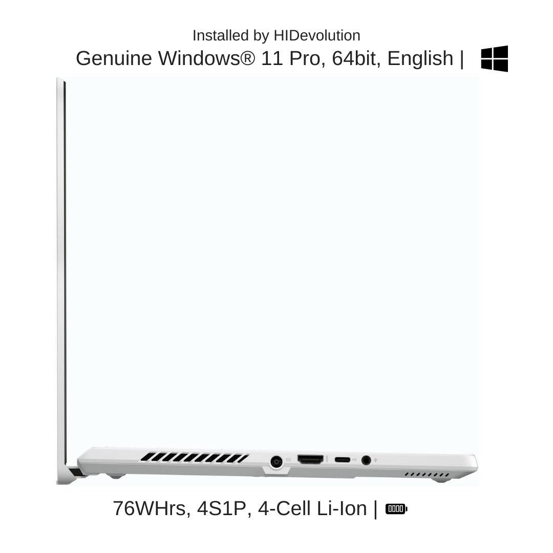 [2022] HIDevolution ASUS ROG Zephyrus G14 GA402RK 14" WQXGA 120Hz, 3.3 GHz Ryzen 9 6900HS, Radeon RX 6800S, 40 GB 4800MHz RAM, 1 TB PCIe SSD, Windows 11 Pro