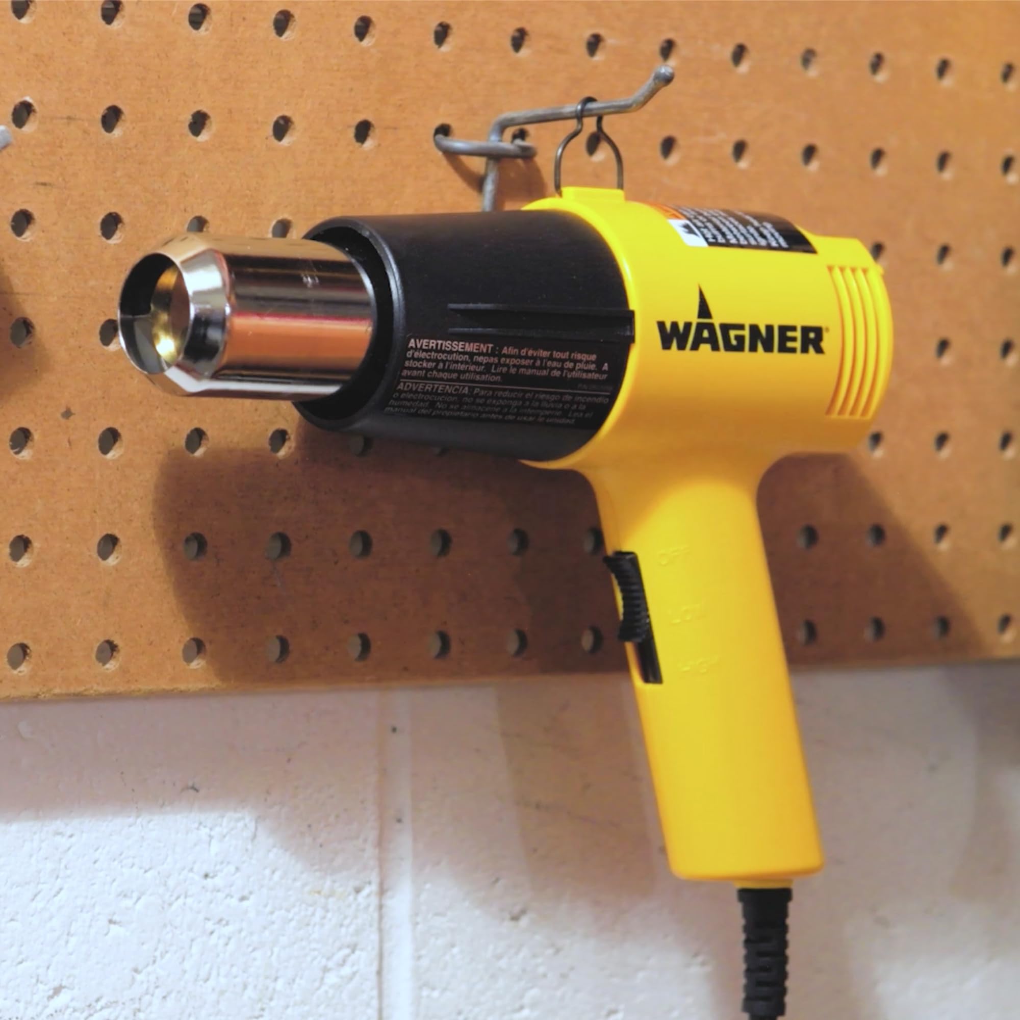 Wagner Spraytech 0503008 HT1000 Heat Gun, 2 Temp Settings 750ᵒF & 1000ᵒF, Great for Soften paint, Caulking, Adhesive, Putty Removal, Shrink Wrap, Bend Plastic Pipes, Loosen Rusted Nuts or Bolts