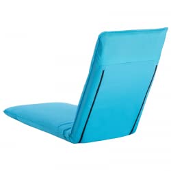 vidaXL Foldable Sunlounger Outdoor Garden Patio Beach Backyard Terrace Pool Sunbed Lounge Bed Seating Camping Folding Oxford Fabric Blue