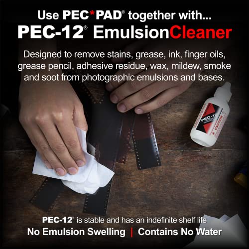 PEC-PAD Lint Free Wipes 4βx4β Non-Abrasive Ultra Soft Cloth for Cleaning Sensitive Surfaces Like Camera, Lens, Filters, Film, Scanners, Telescopes, Microscopes, Binoculars. (100 Sheets Per/Pkg)