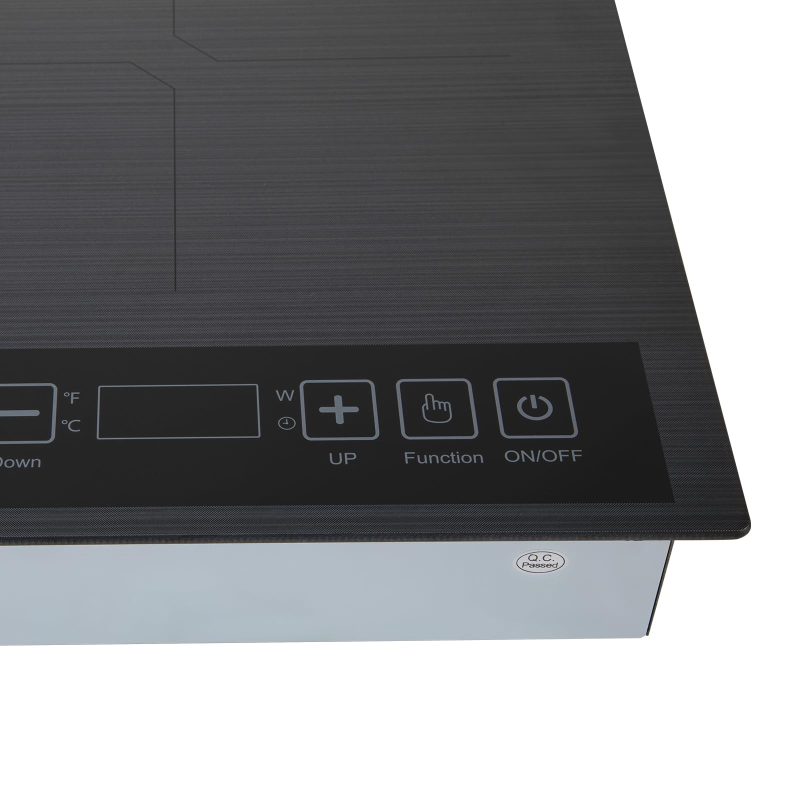 YIYIONCE Double Induction Cooktop 24 In Portable Electric Cooktop 2 Burner 2KW Dual Induction Cooker with LED Touch Screen & 9 Temperature Fast Heating Induction Burner for Kitchen Home Use | US STOCK