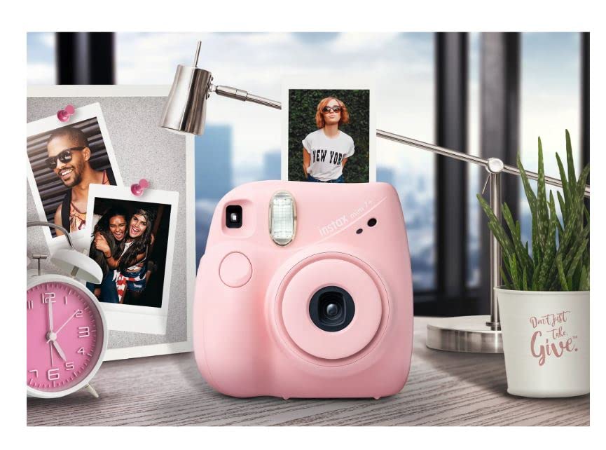 FujiFilm Instax Mini 7+ Pink Bundle (10 Film Pack)