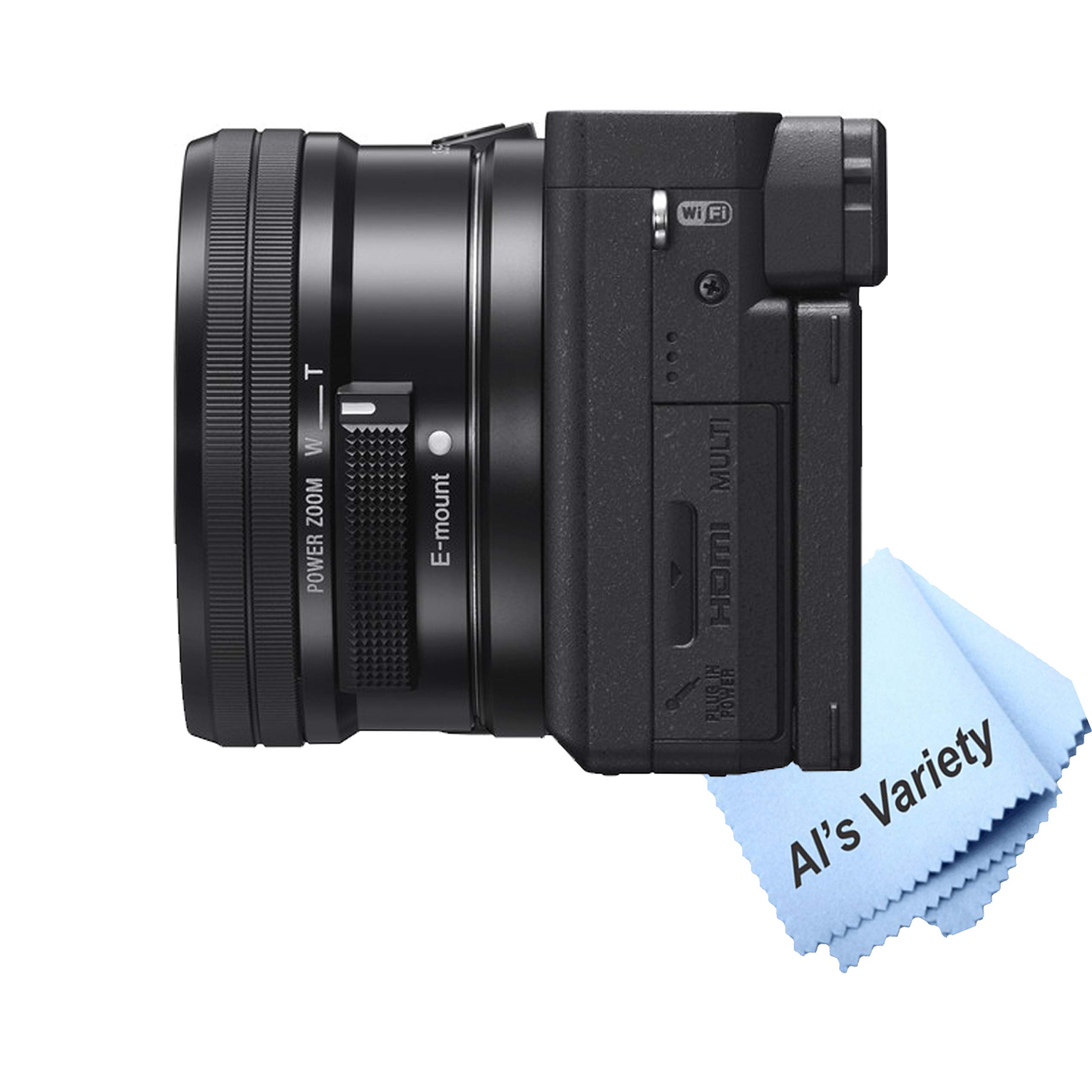Sony a6400 Mirrorless Camera with16-50mm & 55-210mm Zoom Lenses + 128GB Pro Speed Memory + Case + Tripod + Software Pack -Proffesional Photo Bundle (Renewed)