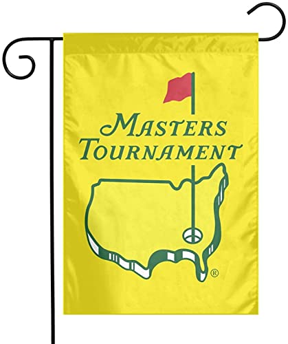 MQBH Masters Tournament Augusta National Golf Garden Flags Home Yard Patio Lawn Outdoor Decorative 12x18 Inches