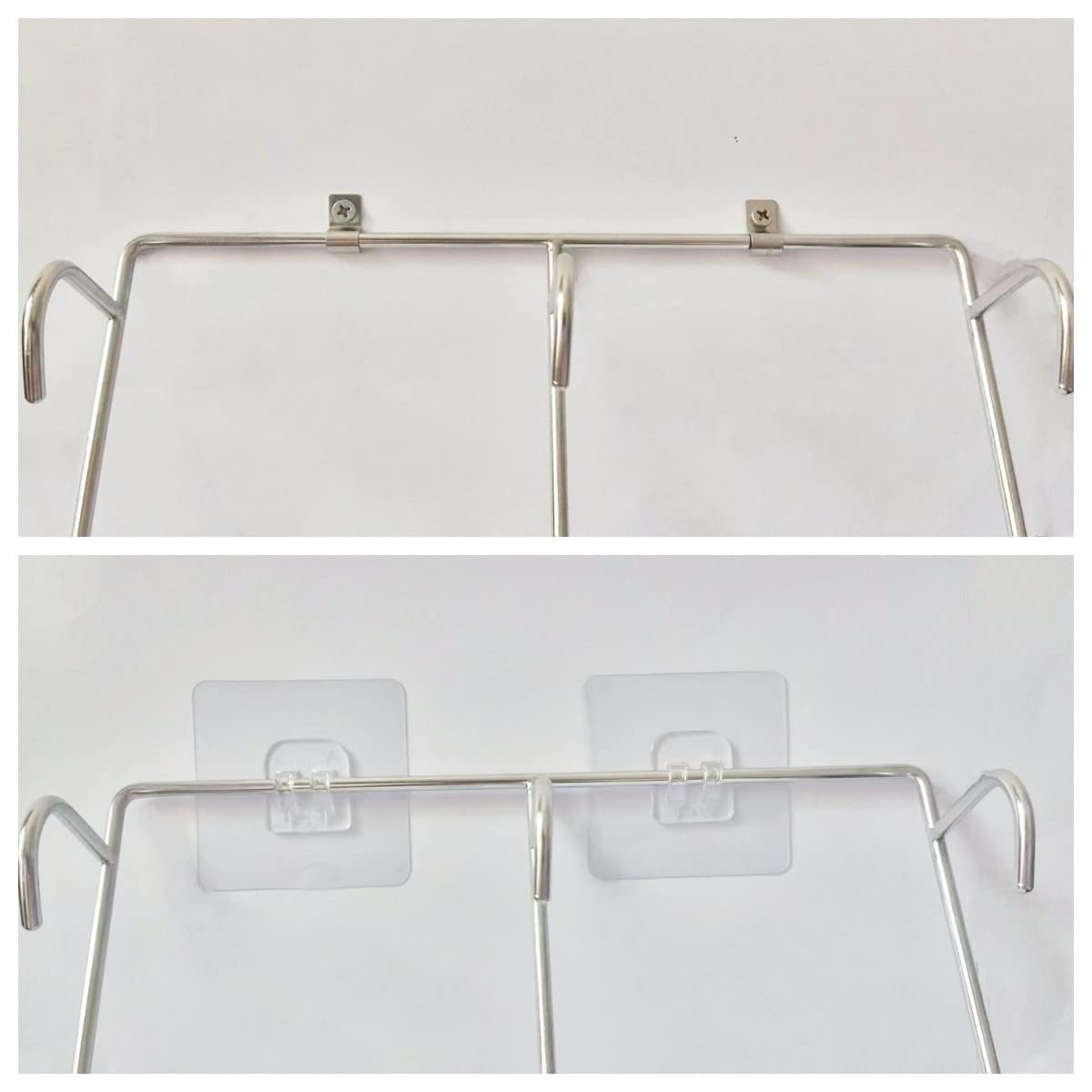 Coffee Mug Holder - 304 Stainless Steel ,Cup Rack Under Shelf ,Applicable Cabinet Adjustment Thickness 0.39 "-1.17" (9-Hooks) (Primary Color, 1 Piece)