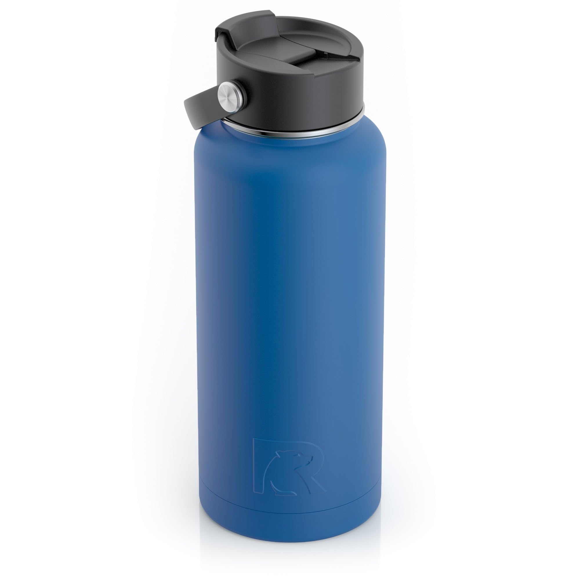 RTIC 32oz Vacuum Insulated Water Bottle, Metal, Stainless Steel, BPA Free, Reusable, Sweat-Proof Flask for Hot and Cold Drinks, Travel, Sports, Camping, Pond