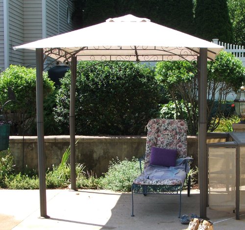 Garden Winds 8 x 8 Pavillion Barzebo Replacement Canopy Top Cover - RipLock 350