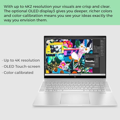 2023 Newest HP ENVY Laptop, 16" WQXGA IPS TouchScreen, Intel Core i9 13900H (14 core), GeForce RTX 4060, 64GB DDR5 RAM, 1TB SSD, Wi-Fi 6E, Backlit keyboard, Quad Speakers, Fast Charge, Windows 11 Home