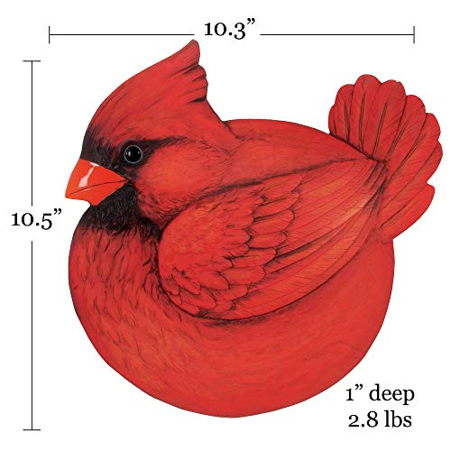 Spoontiques - Garden Décor - Cardinal Stepping Stone - Decorative Stone for Garden