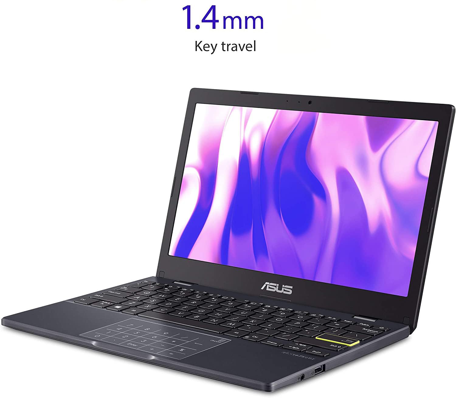 ASUS 2022 Newest Vivobook Go Laptop, 11.6 Inch HD Ultra-Thin Display, Intel Dual core, 4GB RAM, 64GB eMMC, Wi-Fi, Bluetooth, Windows 11 Home in S Mode, Bundle with JAWFOAL