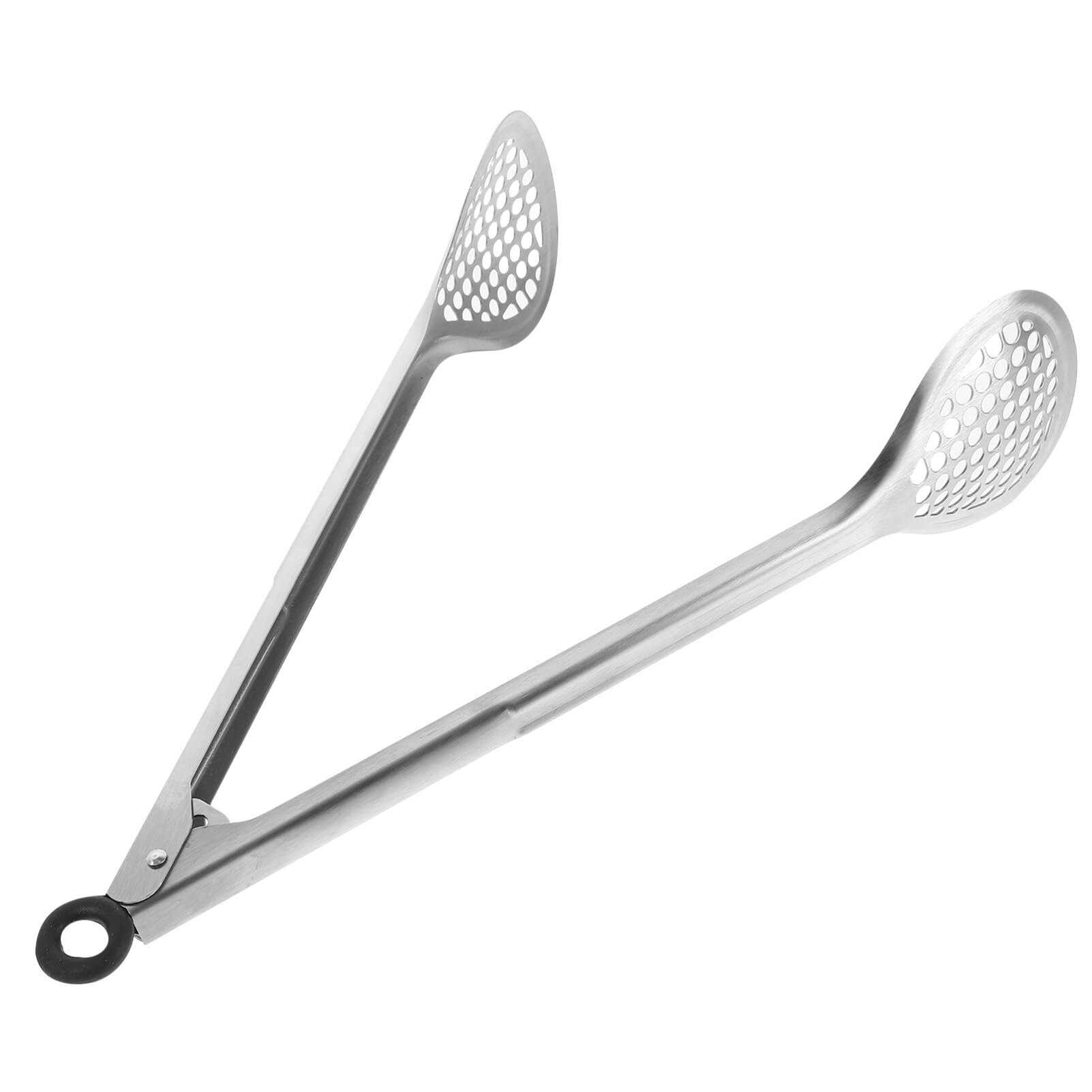 Kichvoe Kitchen Tongs Stainless Steel BBQ Tong 12 Inch Bread Clip Sugar Cube Tongs Food Serving Tongs Barbecue Cooking Grilling Non Slip Tongs Kitchen Utensil Gadgets Silver