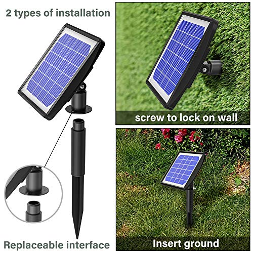 Biling Solar Bird Bath Fountain with Panel, Upgrade 200L/H Solar Fountain Water Pump Kit, Solar Powered Fountain Pump outdoor for Bird Bath Pond Garden Pool Fish Tank Aquarium