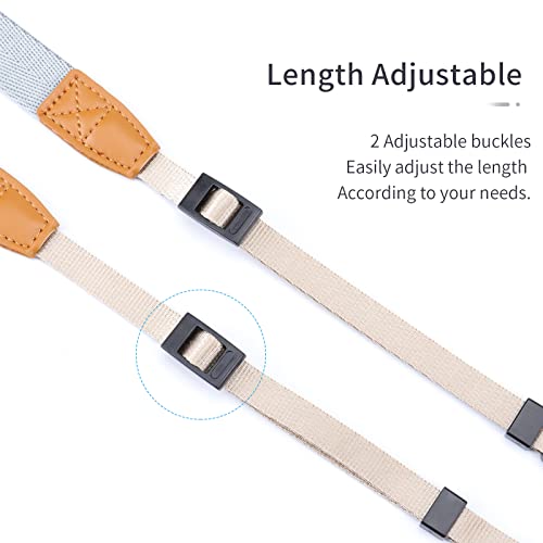 SEASKY Neck Lanyard Strap for DJI Mini 3 Pro/Mavic 3 Classic Cine DJI RC/DJI RC Pro Smart controller Accessories Mavic 2 pro Air 2S Drone Neck Shoulder Tape Tapes band (Light Grey Single Layer)