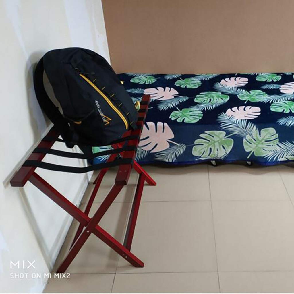 ELEdvb Luggage Rack Luggage Rack Hotel Room Foldable Solid Wood Suitcase Holder Luggage Rack Shelving Suitcase Backpack