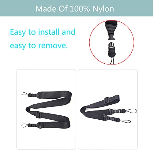 Gowjaw 3 Pack Adjustable Shoulder Strap:Comfortable for iPad Strap Nylon Neck Lanyard for iPad/Samsung Tablet Case,Camera Binocular Crossbody Laptop Luggage Bag