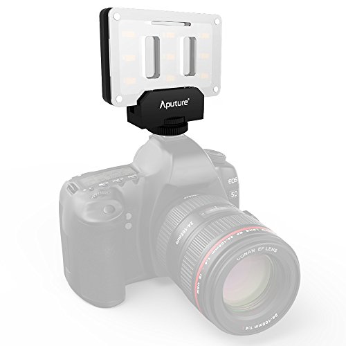 Aputure Amaran AL-M9 Lighting Up Pocket Sized LED CRI/TLCI 95+ 9 SMD Bulbs 9 Steps Dimming 5500K Max 900lux Internal Battery with Micro-USB Charging for Sony Canon Nikon