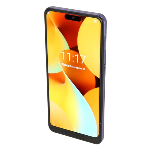 Dilwe Cell Phone 6.53 Inch, 2520x3200 HD, 8GB+64GB, 8MP Front 24MP Rear Camera Unlocked Cell Phone, Dual SIM Ultra Slim Smartphone for Android 12 (Purplecolor)