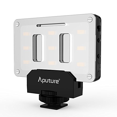 Aputure Amaran AL-M9 Lighting Up Pocket Sized LED CRI/TLCI 95+ 9 SMD Bulbs 9 Steps Dimming 5500K Max 900lux Internal Battery with Micro-USB Charging for Sony Canon Nikon