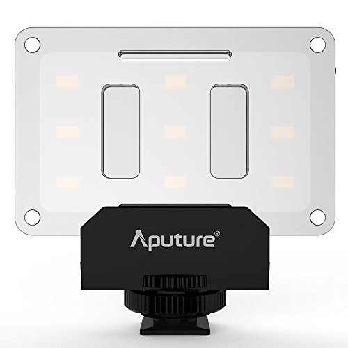 Aputure Amaran AL-M9 Lighting Up Pocket Sized LED CRI/TLCI 95+ 9 SMD Bulbs 9 Steps Dimming 5500K Max 900lux Internal Battery with Micro-USB Charging for Sony Canon Nikon