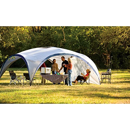 Coleman Gazebo Event Shelter XL 4.5 x 4.5 m for Festivals, Garden and Camping, Sturdy Steel Poles Construction, Large Event Tent with Sun Protection SPF 50+