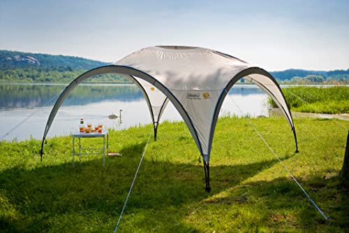 Coleman Gazebo Event Shelter XL 4.5 x 4.5 m for Festivals, Garden and Camping, Sturdy Steel Poles Construction, Large Event Tent with Sun Protection SPF 50+