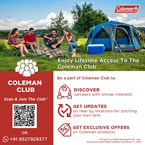Coleman Gazebo Event Shelter XL 4.5 x 4.5 m for Festivals, Garden and Camping, Sturdy Steel Poles Construction, Large Event Tent with Sun Protection SPF 50+