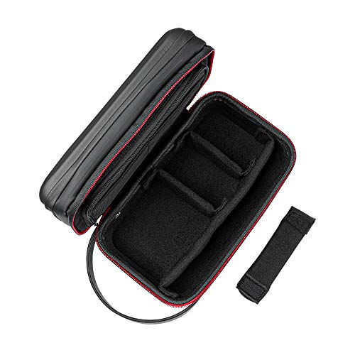 TELESIN Large Carrying Case for GoPro Max Mini Hero 11 10 9 8 7 6 5 4 3, Osmo Pocket Action, Insta 360 One R, Hard Protective Travel Bag for Selfie Tripod Mount Strap and Accessories (Capacity Increased)