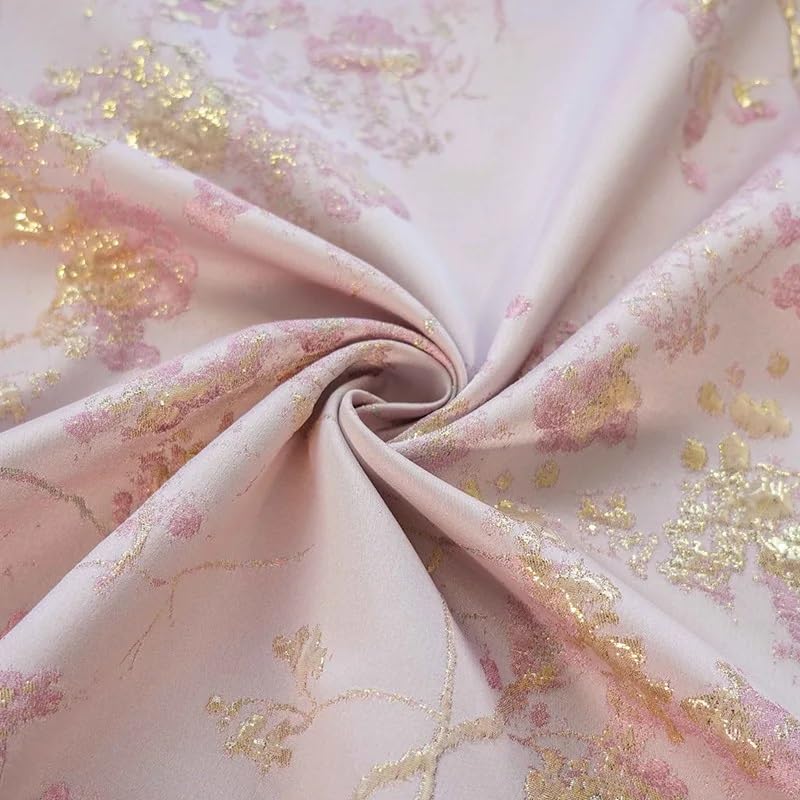XMTXZYM 2 Meter Embossed Yarn Dyed Jacquard Fabric Women's Dress Decorative Sewing Fabric