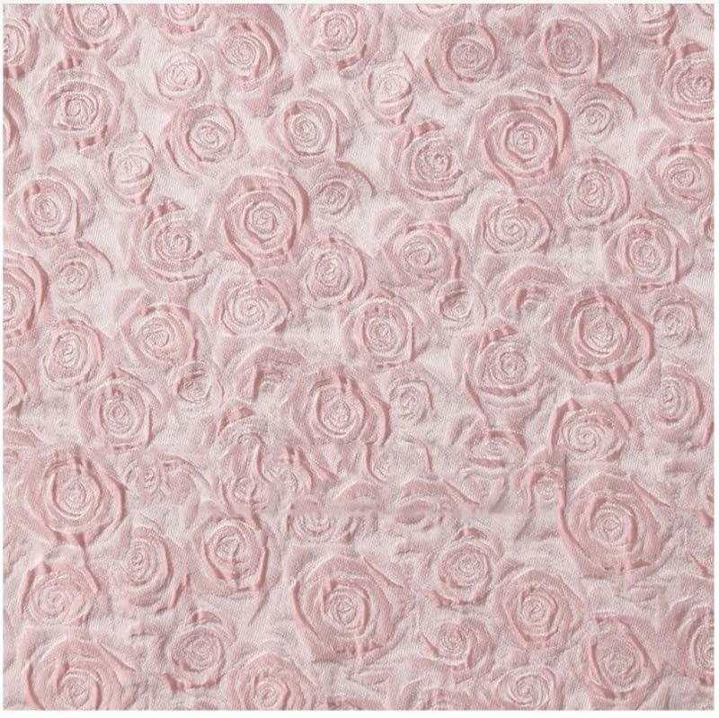 XMTXZYM 2 Meter 3D Jacquard Fabric Dress Cheongsam DIY Sewing Fabric