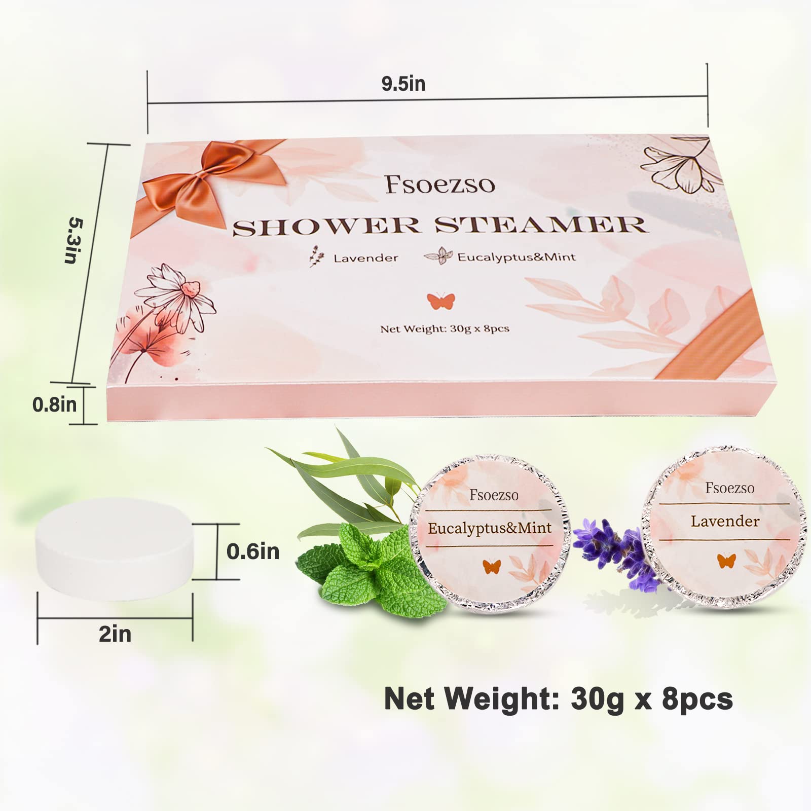 Easter Basket Stuffers Shower Steamers Aromatherapy - Shower Bombs - Bath Bombs Nasal Congestion Relief Shower Tablets Women Home Spa Gift Set Stocking Stuffers for Women